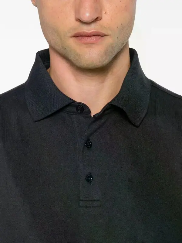 Herno Long-sleeve Polo Shirt - Blue