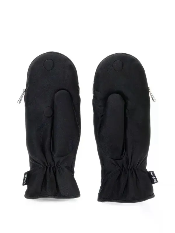 Apparis Noa Zip-fastening Gloves - Black