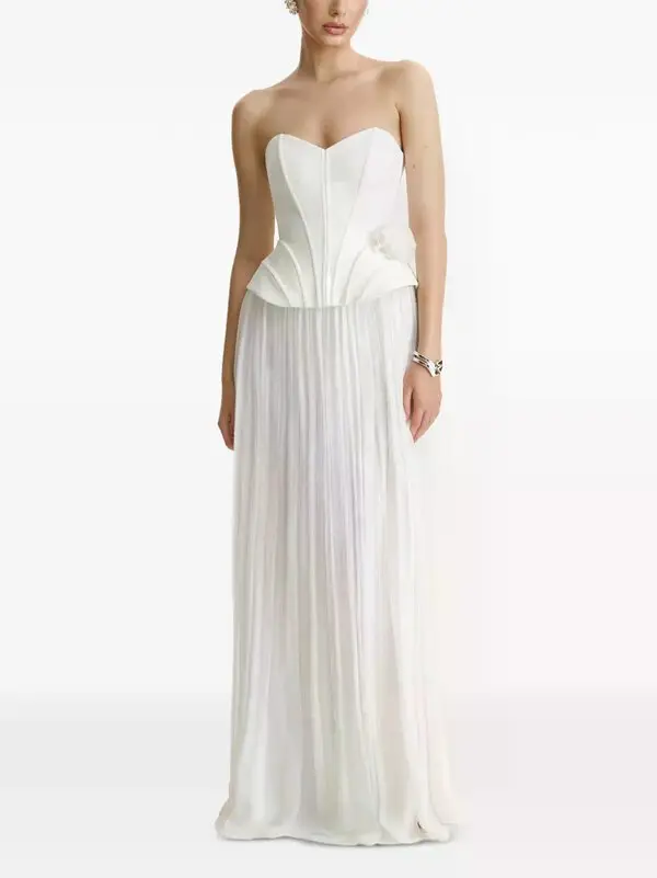 BENEDETTO Silk Maxi Skirt