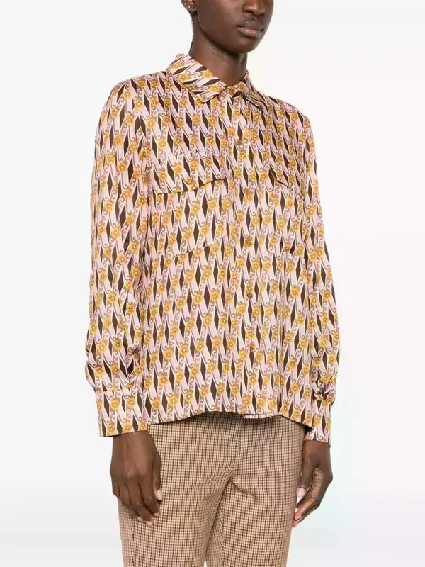 I BLUES Reversible Chest-pocket Shirt