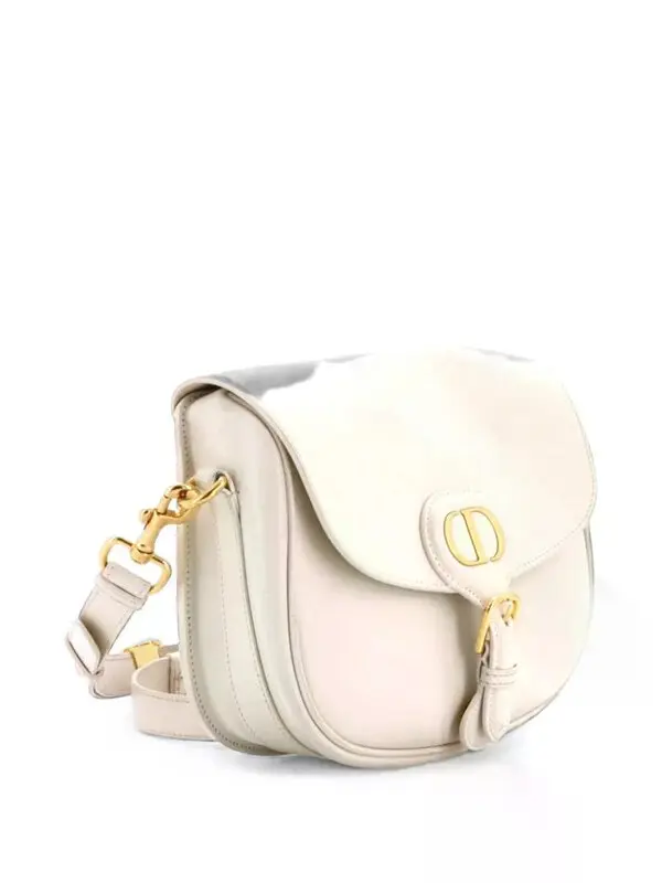 Dior Bobby Flap Bag Leather Medium Crossbody Bag