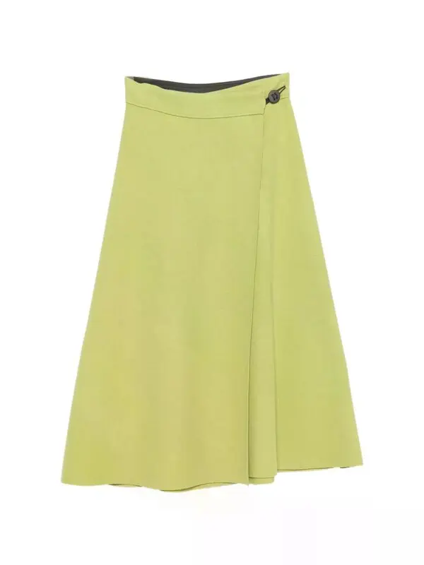 NIU Button-fastening Midi Skirt