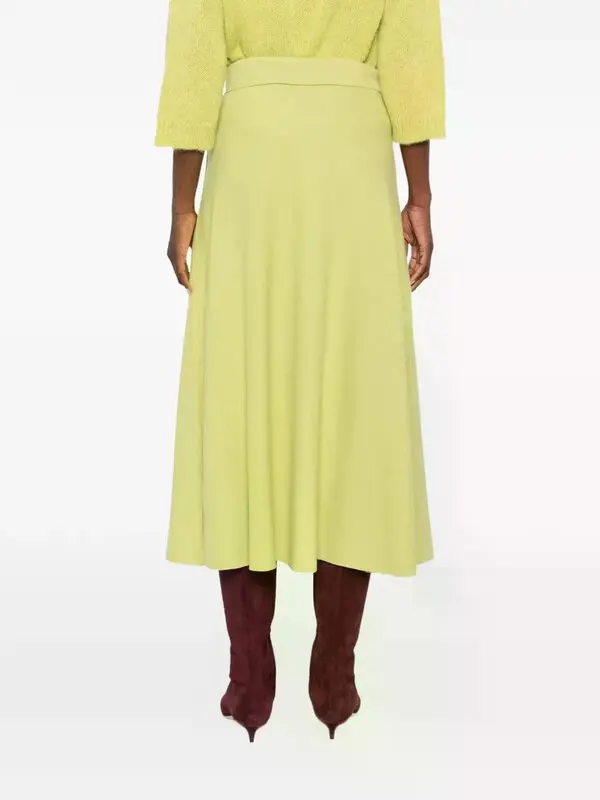 NIU Button-fastening Midi Skirt