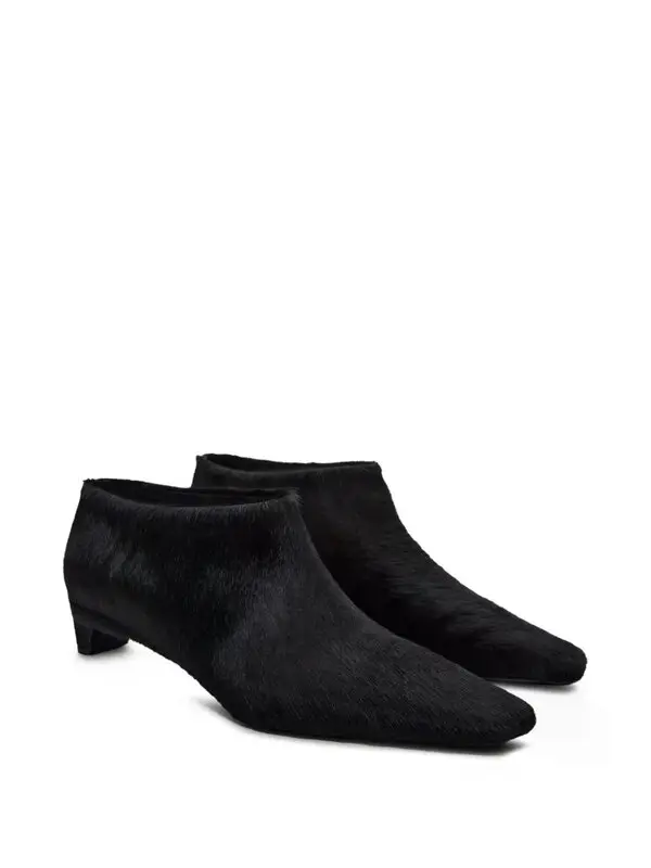 Loulou De Saison Anok Square-toe Ankle Boots - Black