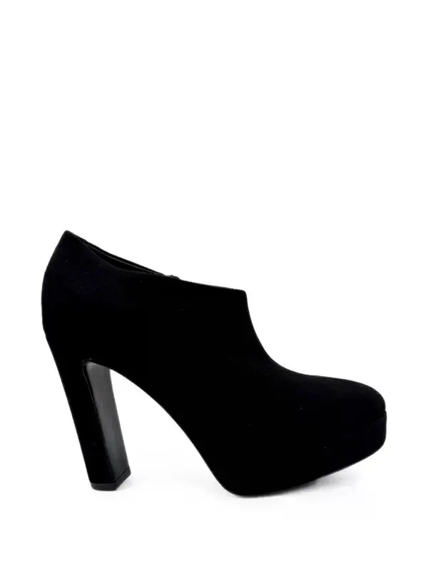 GUGLIELMO ROTTA Suede-effect Platform Pumps
