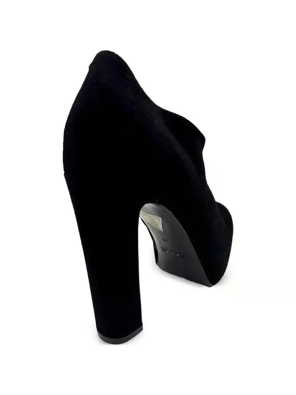 GUGLIELMO ROTTA Suede-effect Platform Pumps