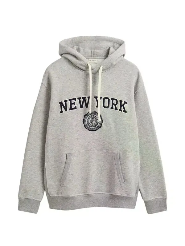 Gant Logo-patch Drawstring Hoodie