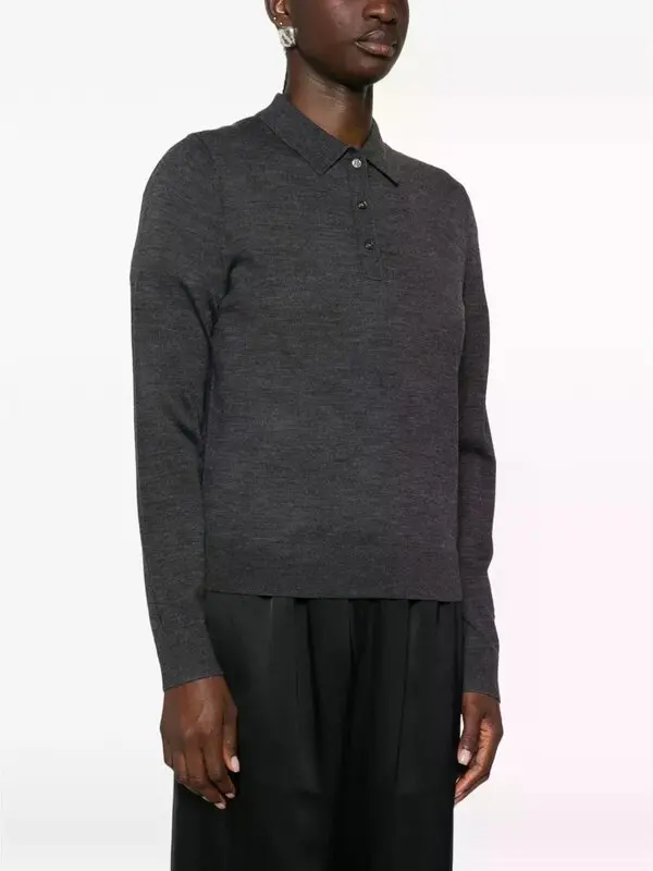 ELEH Long-sleeve Polo Sweater