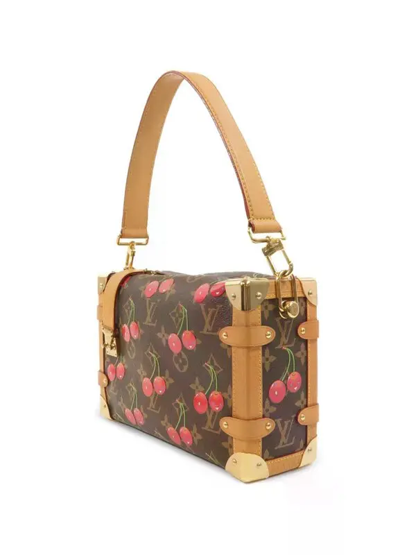 LOUIS VUITTON X Murakami Monogram Cherry Side Trunk Shoulder Bag