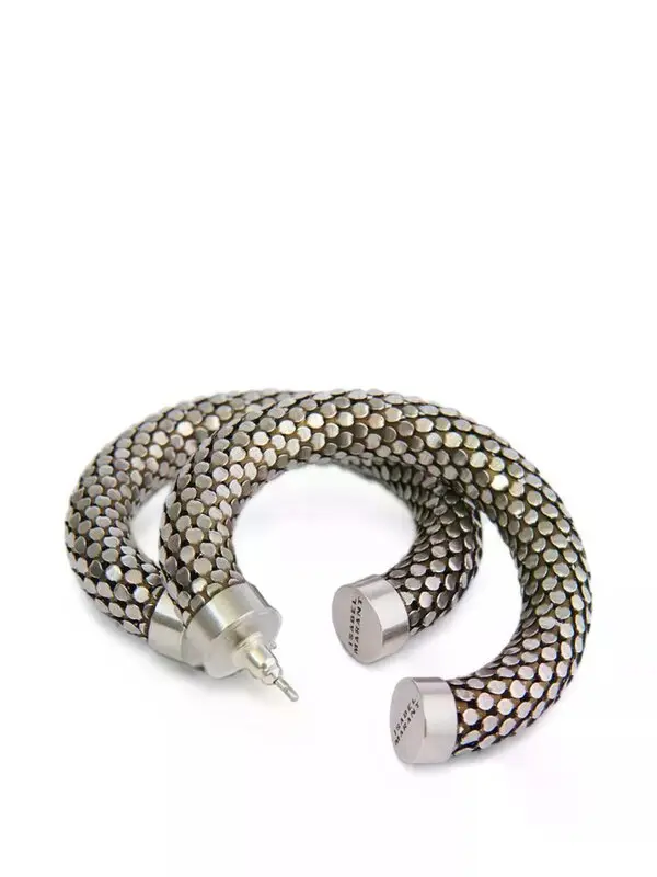 Isabel Marant Étoile Gaia Mesh-effect Hoop Earrings
