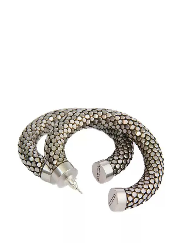 Isabel Marant Étoile Gaia Mesh-effect Hoop Earrings