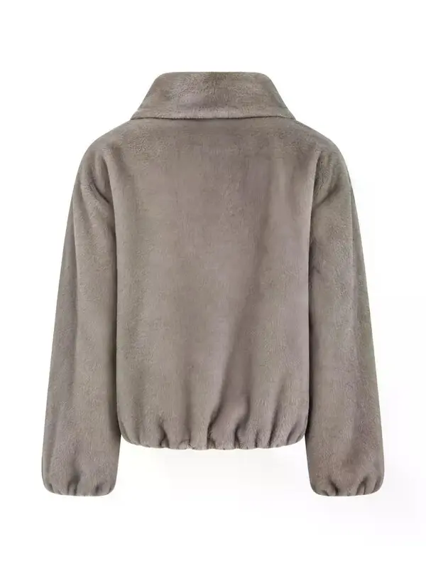 P.a.r.o.s.h Faux-fur Elasticated-hem Jacket