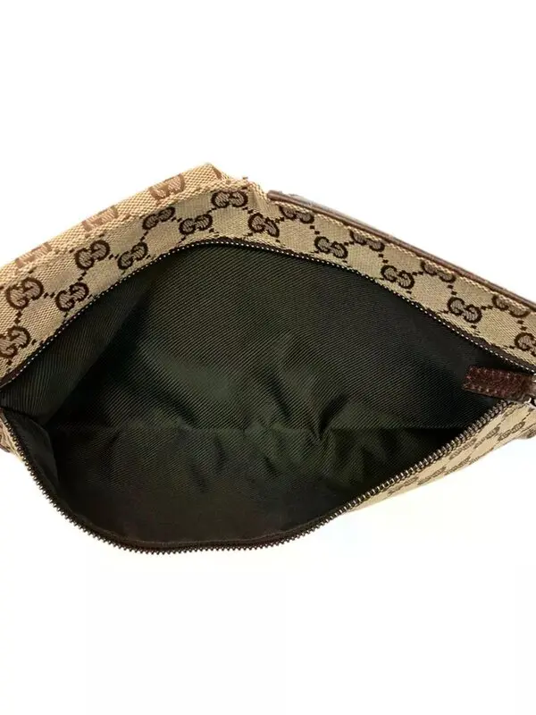 Gucci 2000-2015 Gg Canvas Double Pocket Belt Bag