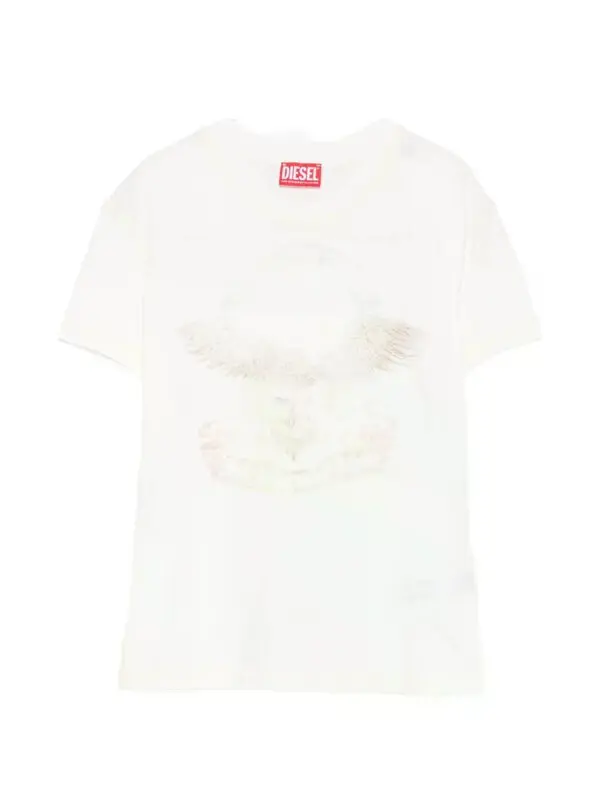DIESEL® T-maggy Graphic-print T-shirt - White