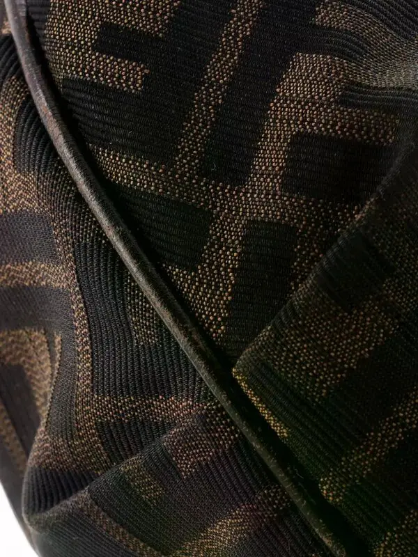 Fendi Chef Chain Zucca Canvas Medium Hobo Bag