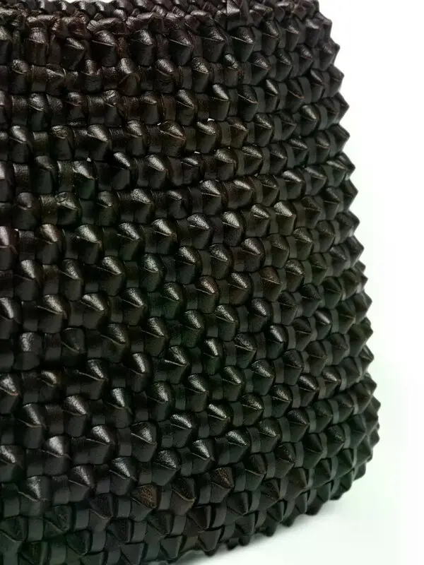 Dragon Diffusion S. Croce Cactus Weave Tote Bag - Brown