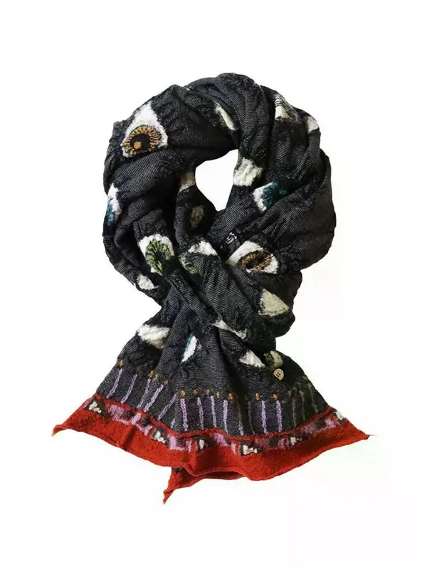 Kapital Fulling Scarf - Grey