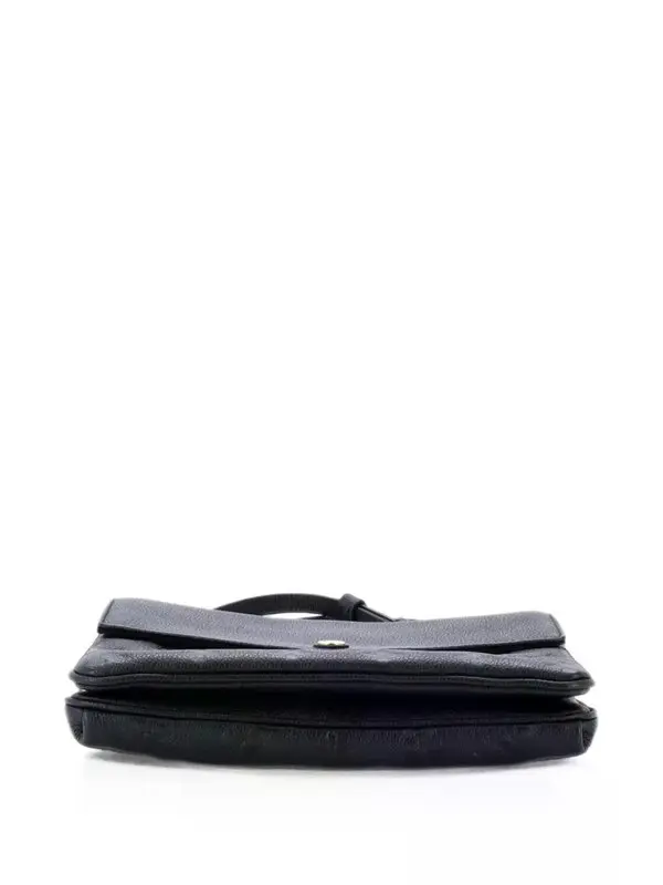 LOUIS VUITTON Twice Handbag Monogram Empreinte Leather Crossbody Bag - Black