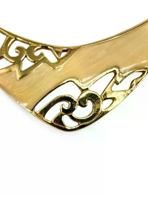 MADISON MAISON Enamel-detail Collar Necklace