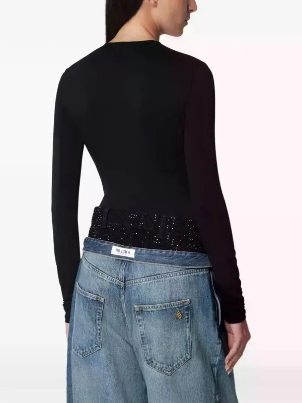 Andamane Zelda Plunging V-neck Bodysuit