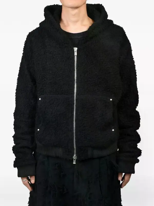 FILTH Sherpa Zip-up Hoodie