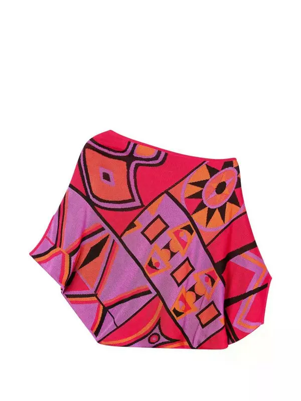 Emilio Pucci Jacquard Draped Top