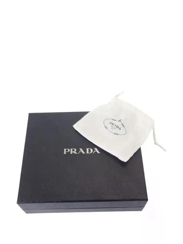 Prada 2013-2026 Saffiano Trimmed Tessuto Buckle Messenger Bag Crossbody Bag