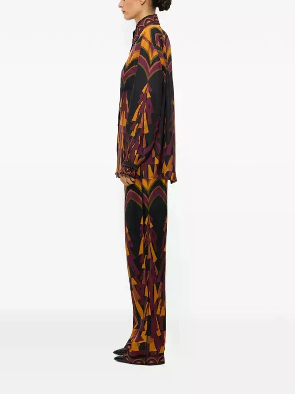 Emilio Pucci Baiadera Print Silk Pants