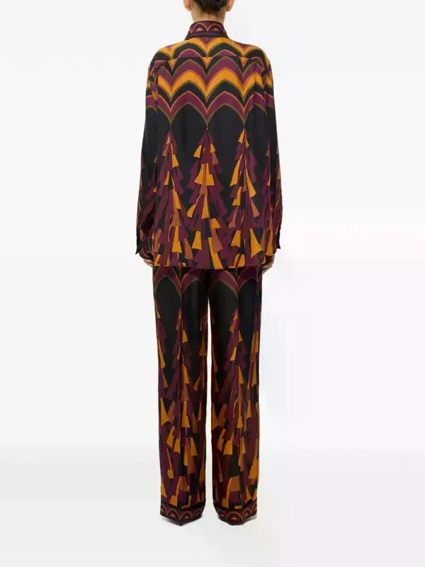 Emilio Pucci Baiadera Print Silk Pants
