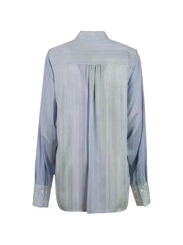 Ermanno Scervino Striped Lace-trim Shirt