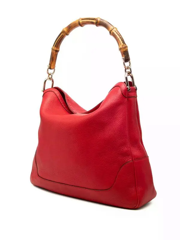 Gucci 2000-2015 Calfskin Bamboo Diana Satchel