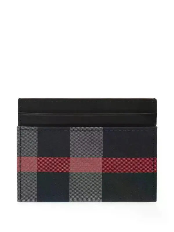 Burberry Check-pattern Wallet - Grey