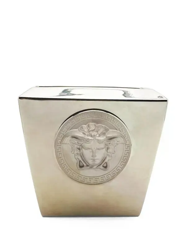 Versace Medusa Motif Vanity Vase - Silver
