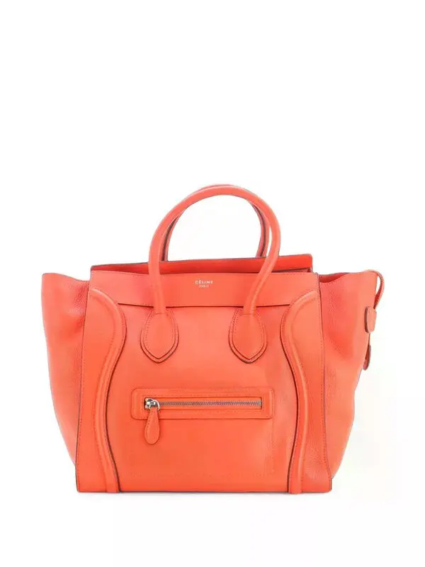 Celine Luggage Bag Grainy Leather Mini Tote Bag
