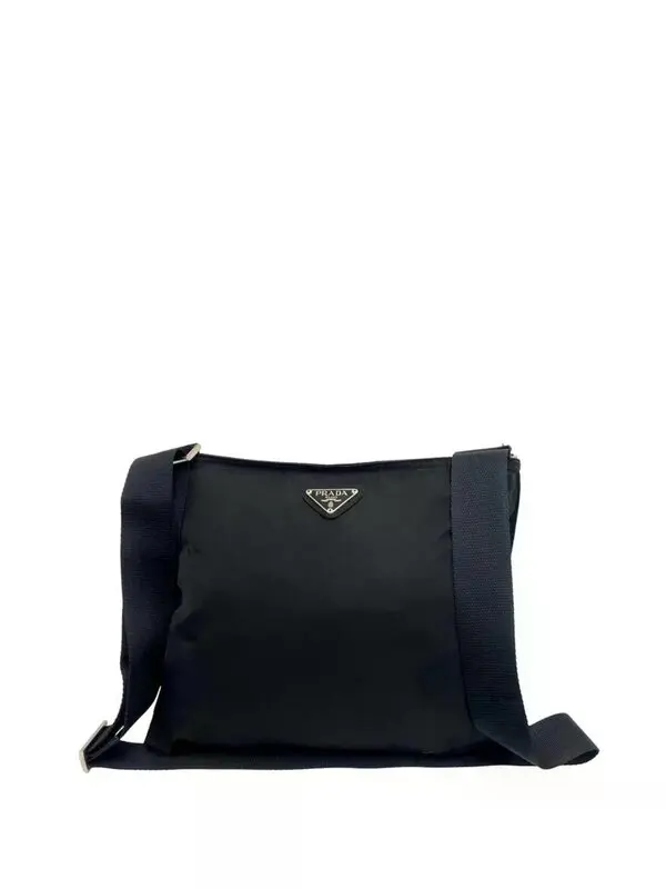Prada 2000-2013 Tessuto Zip Top Crossbody Bag
