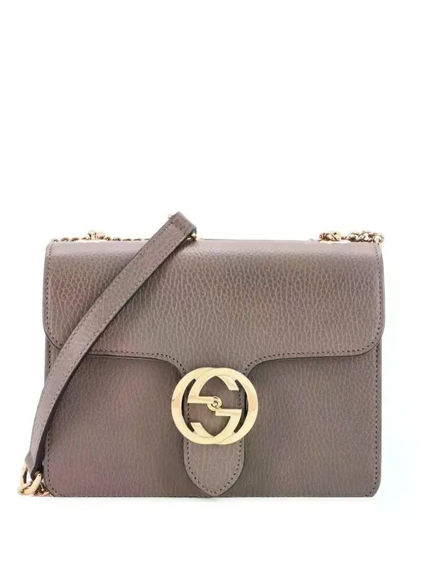 Gucci Interlocking Leather Small Shoulder Bag