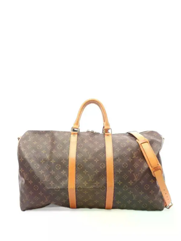 LOUIS VUITTON Keepall Bandoulière 55 Monogram Luggage