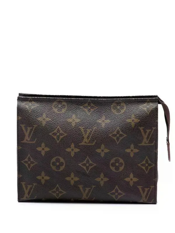 LOUIS VUITTON 1987 Monogram Toiletry Pouch 19 Clutch Bag