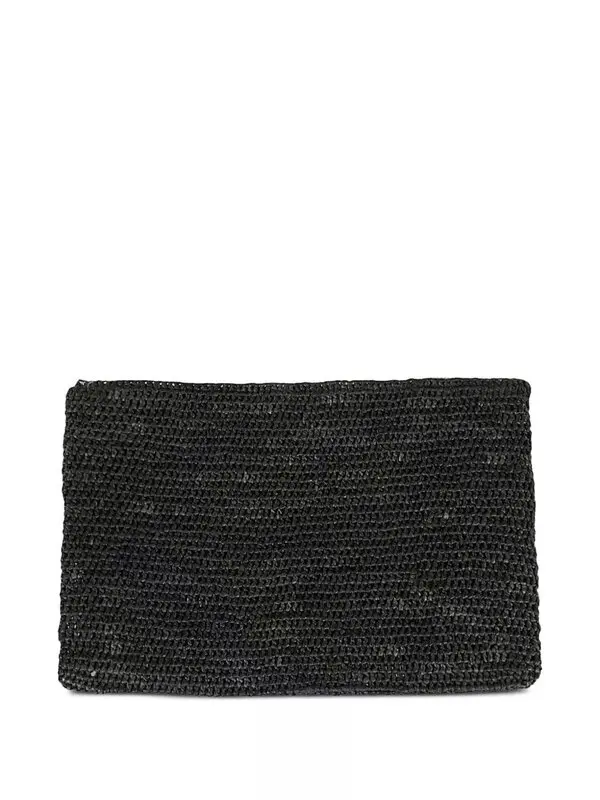 IBELIV Ampy Woven Clutch Bag - Black