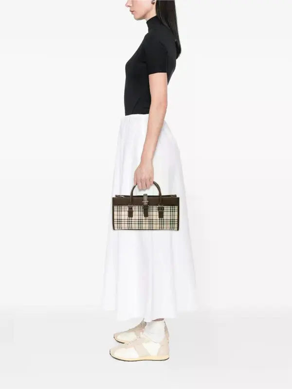 Burberry 2000-2017 House Check Canvas Handbag