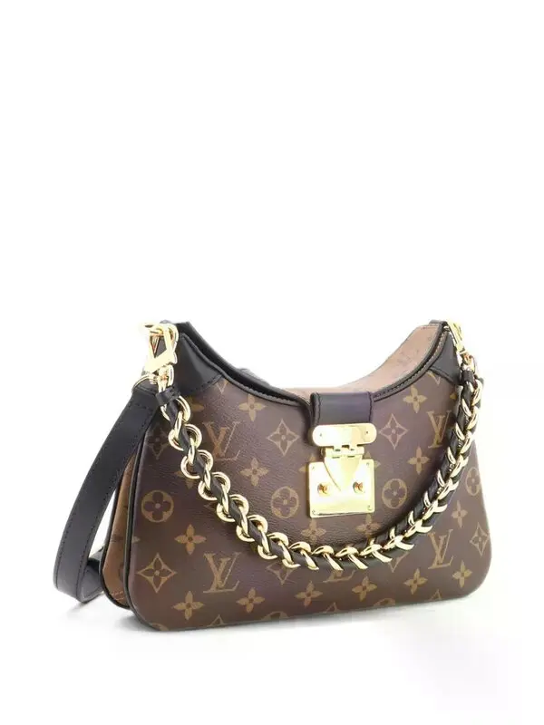 LOUIS VUITTON Twinny Handbag Monogram Canvas And Reverse Monogram Canvas With Leather Shoulder Bag