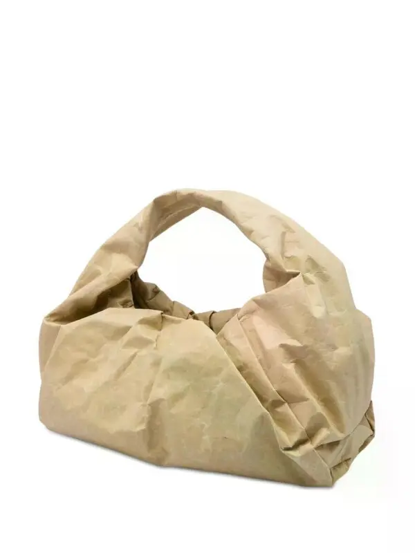 Bottega Veneta 2012-2026 Large Kraft Paper The Pouch Shoulder Bag - Neutrals