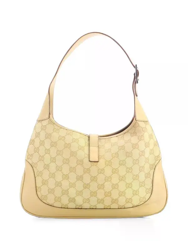Gucci Web Jackie O Gg Canvas Medium Hobo Bag