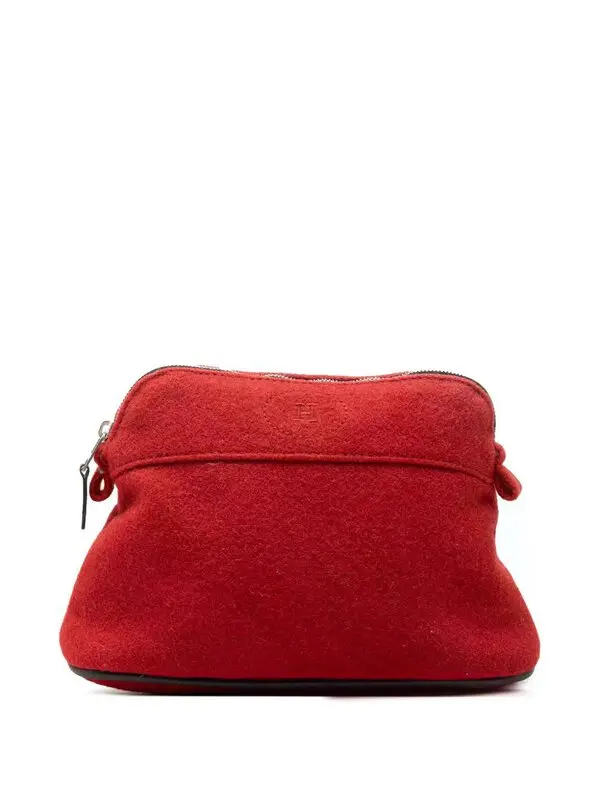 Hermès 20th Century Wool Bolide Pouch