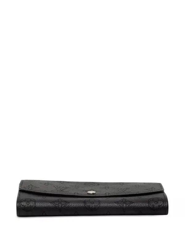 LOUIS VUITTON 2017 Monogram Mahina Iris Wallet Long Wallets