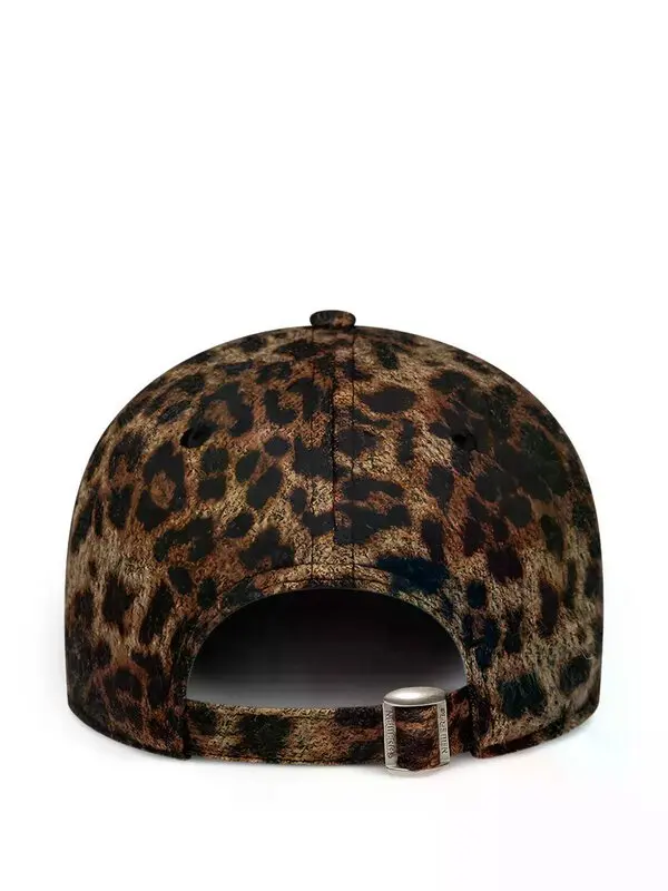 New Era New York Yankees Mlb 9forty Leopard-print Cap - Brown