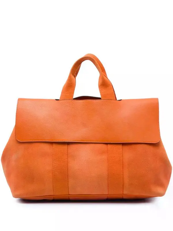 Hermès 2009 Toile And Swift Valparaiso Mm Handbag