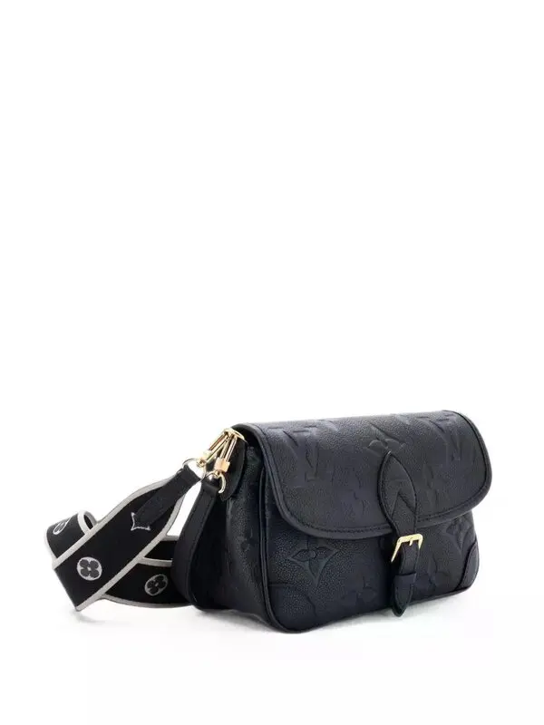 LOUIS VUITTON Diane Nm Handbag Monogram Empreinte Giant Shoulder Bag - Black