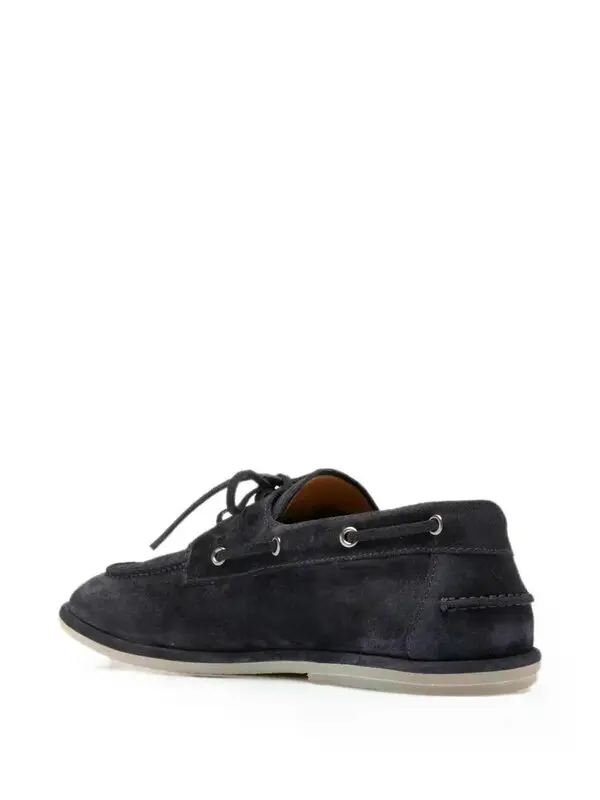 Officine Creative Love 001 Suede Boat Shoes