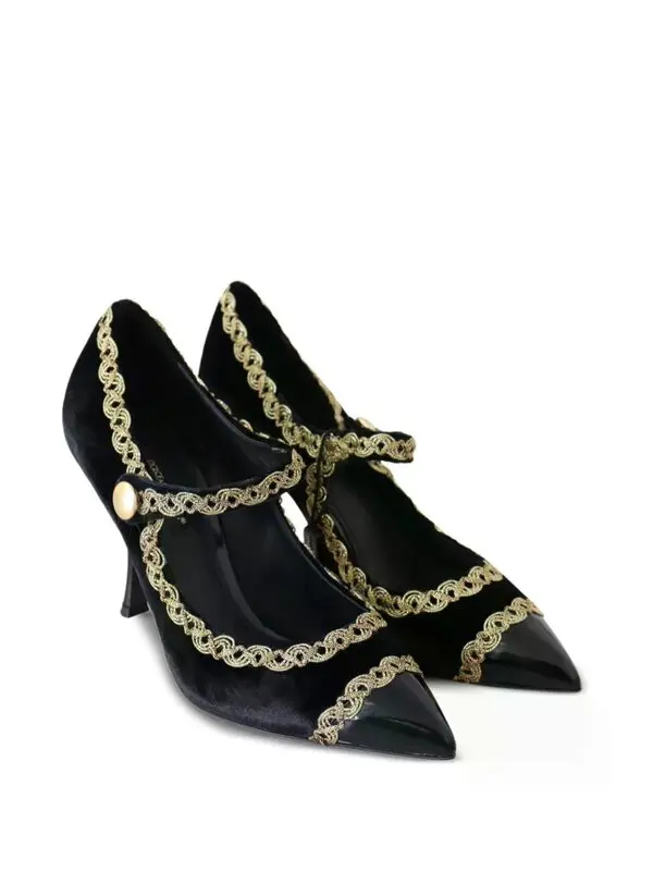 Dolce & Gabbana Velvet Heeled Pumps
